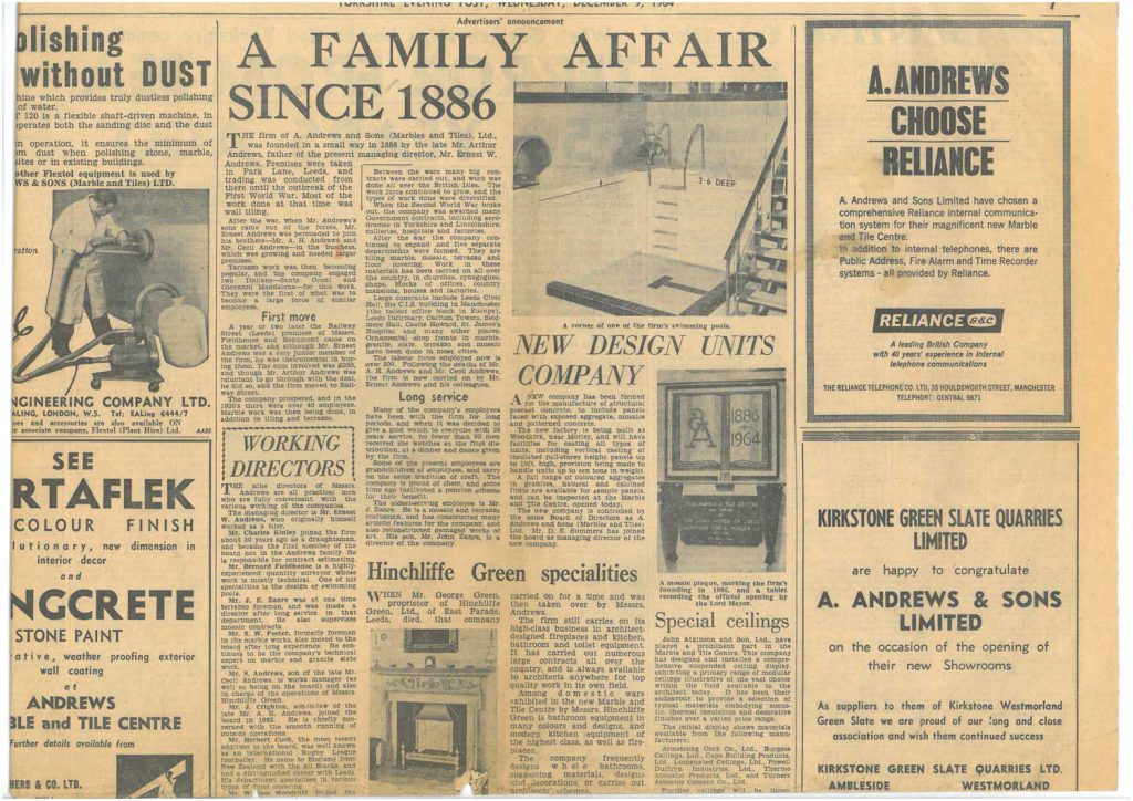 About Us - Andrews Tiles