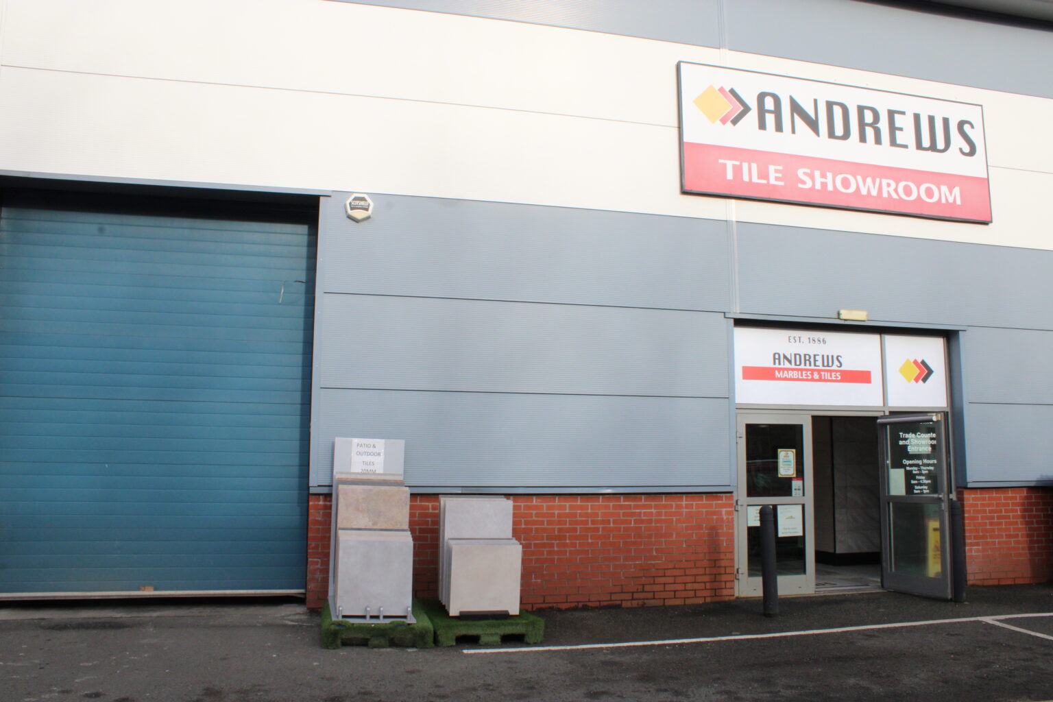 Showrooms - Andrews Tiles